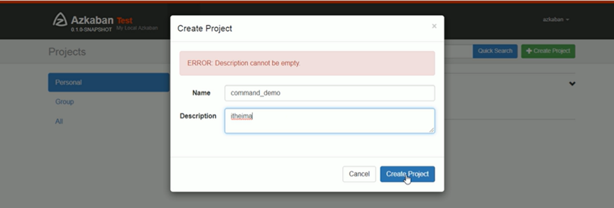 Azkaban--使用实战--shell、command 调度 | 学习笔记-阿里云开发者社区