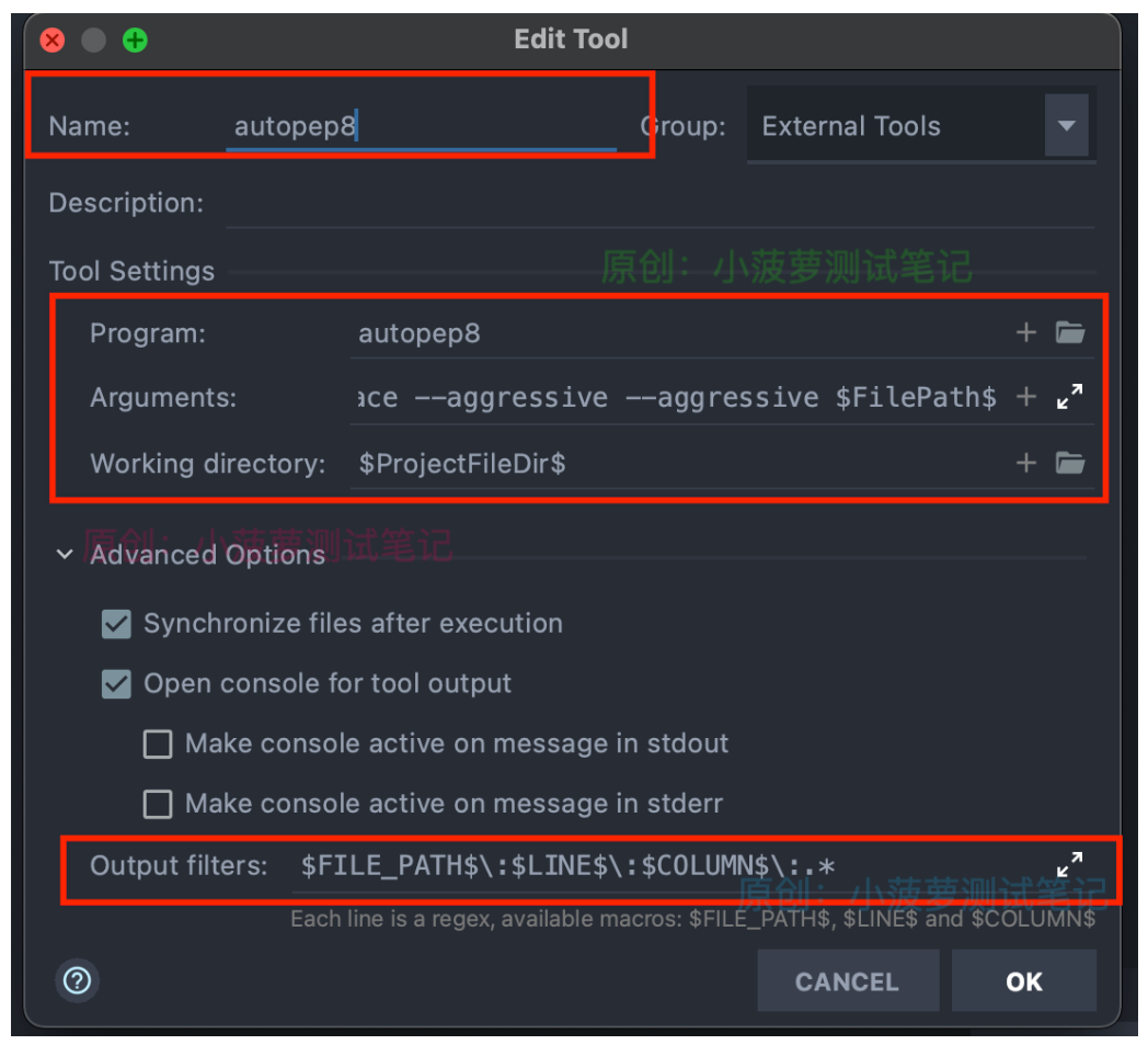 Python Pycharm Autopep8 