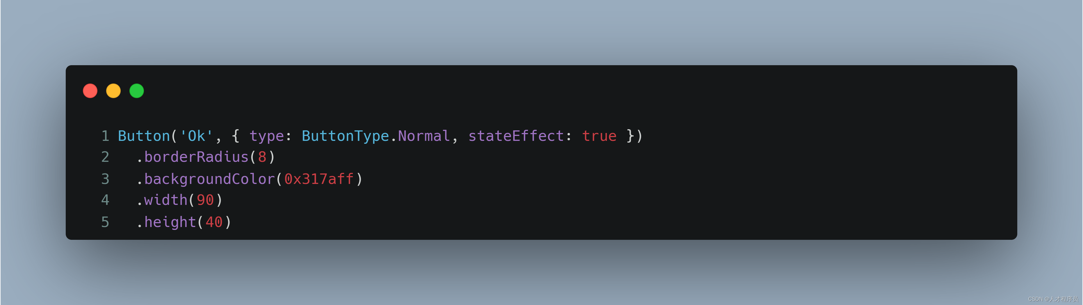 【鸿蒙软件开发】ArkTS常用组件之Button-阿里云开发者社区