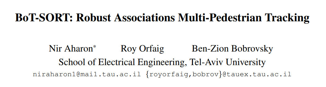 BoT-SORT多目标跟踪算法如何超越DeepSORT与ByteTrack-开发者社区-阿里云