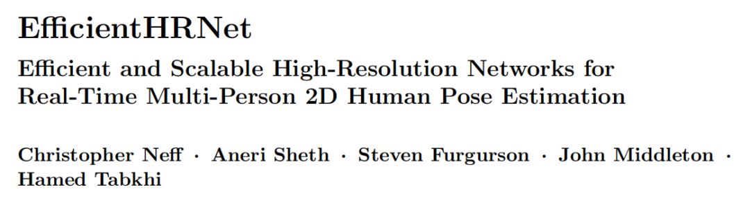 Efficient-HRNet | EfficientNet思想+HRNet技术会不会更强更快呢？（一）-阿里云开发者社区