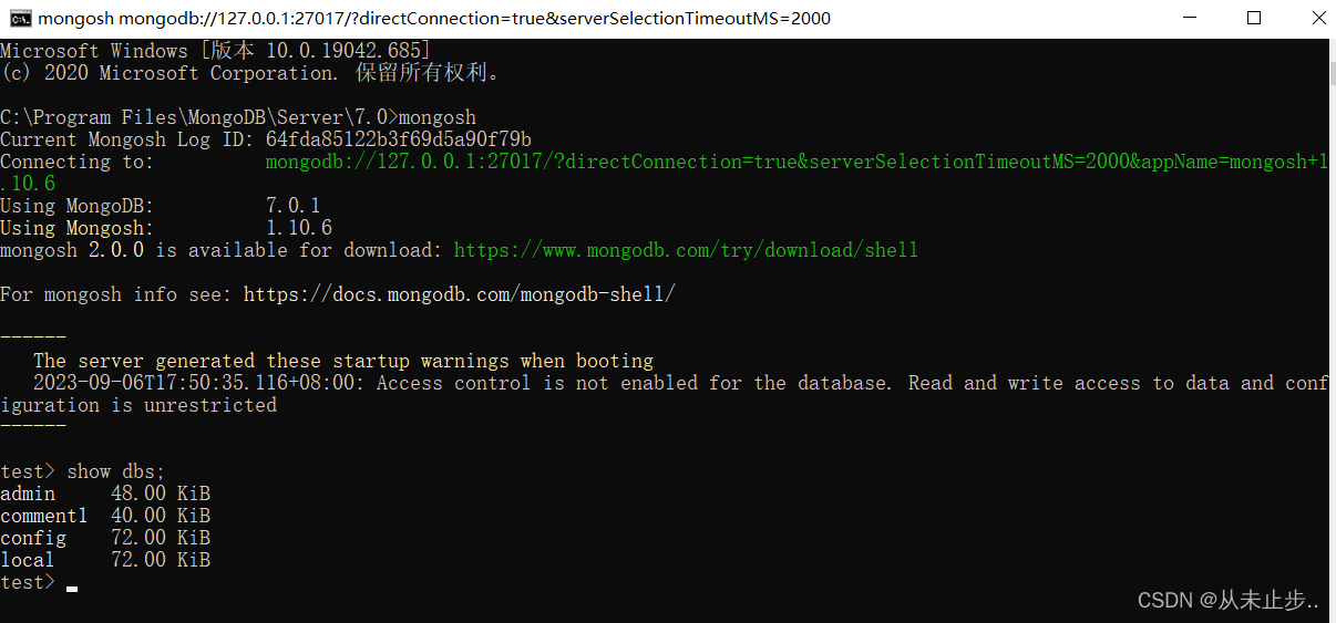 解决在cmd中输入mongo出现‘mongo‘ 不是内部或外部命令，也不是可运行的程序 或批处理文件的问题~-阿里云开发者社区