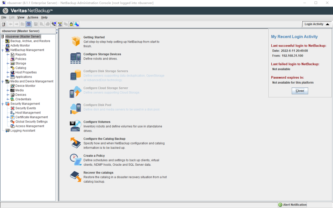 企业级备份软件Veritas NetBackup(NBU) 8.1.1服务端的安装部署-阿里云开发者社区