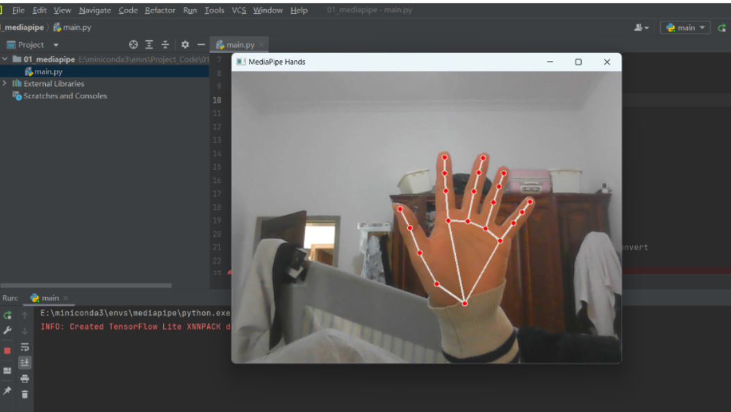 搭建Python环境并使用MediaPipe实现手部关键点检测-开发者社区-阿里云