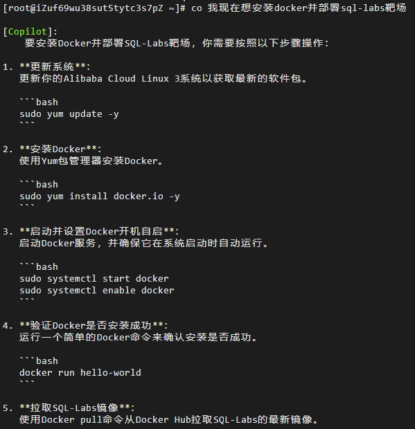 新人开发者上手体验阿里云Linux智能助手OS Copilot-开发者社区-阿里云