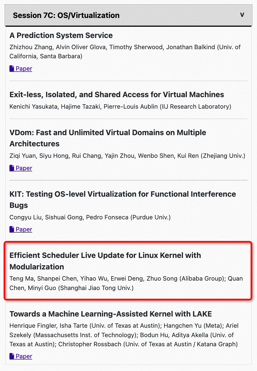 ASPLOS'23 系统顶会论文 Plugsched ：安全、高效的多场景调度器热升级详解-阿里云开发者社区