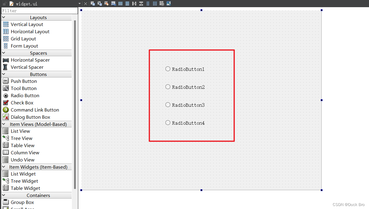 【Qt 学习笔记】Qt常用控件 | 按钮类控件 | Radio Button的使用及说明-阿里云开发者社区