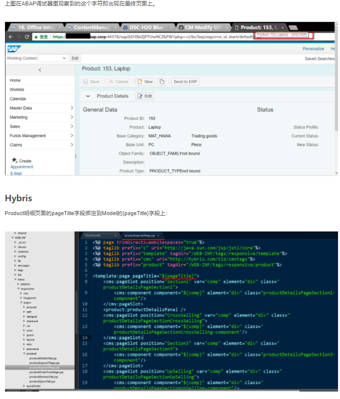 CRM WebUI and Hybris的Product页面标题实现-阿里云开发者社区