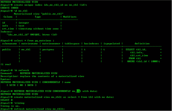 10 Postgresql 表级复制 物化视图篇 支持异地异构如 Oracle 到 Pg 的物化视图学习笔记 阿里云开发者社区