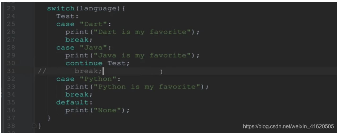 Dart Switch Case – Switch Case In Darts – OPHL