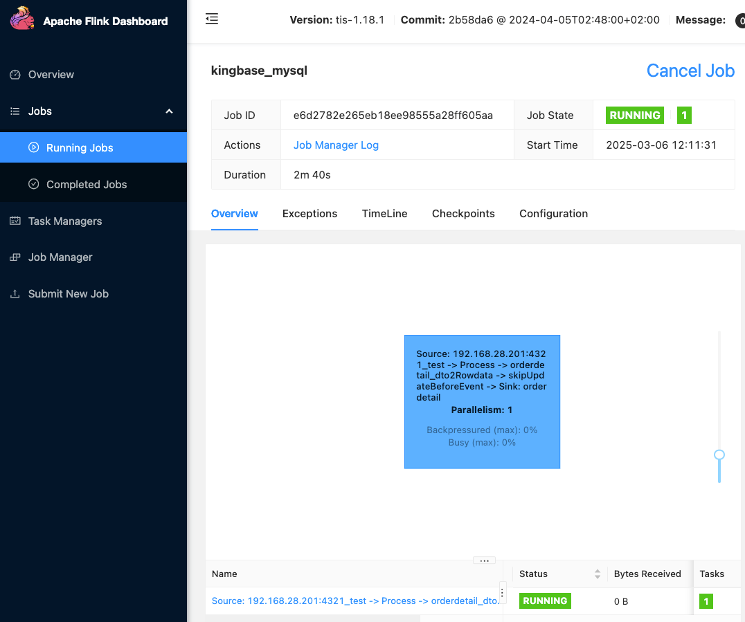 TIS基于Flink CDC开发KingBase连接器实现WebUI实时数据同步与三模式切换-开发者社区-阿里云