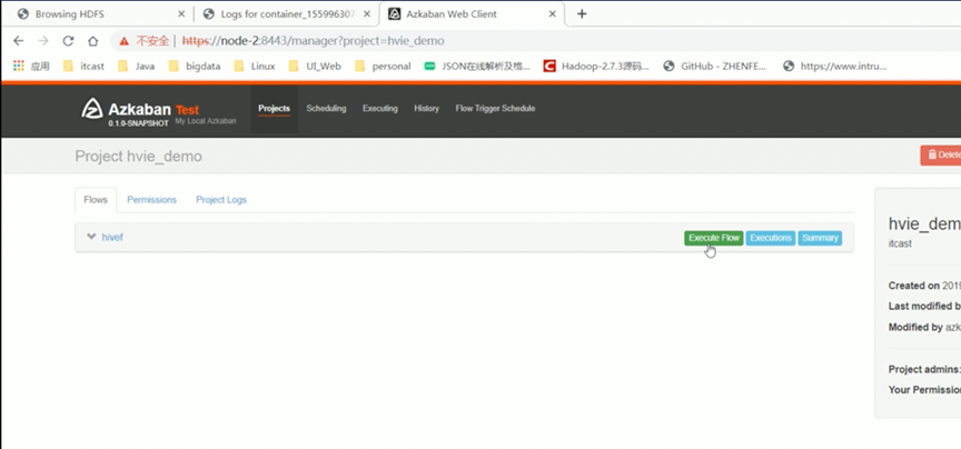 Azkaban--使用实战--hive 调度 | 学习笔记-阿里云开发者社区