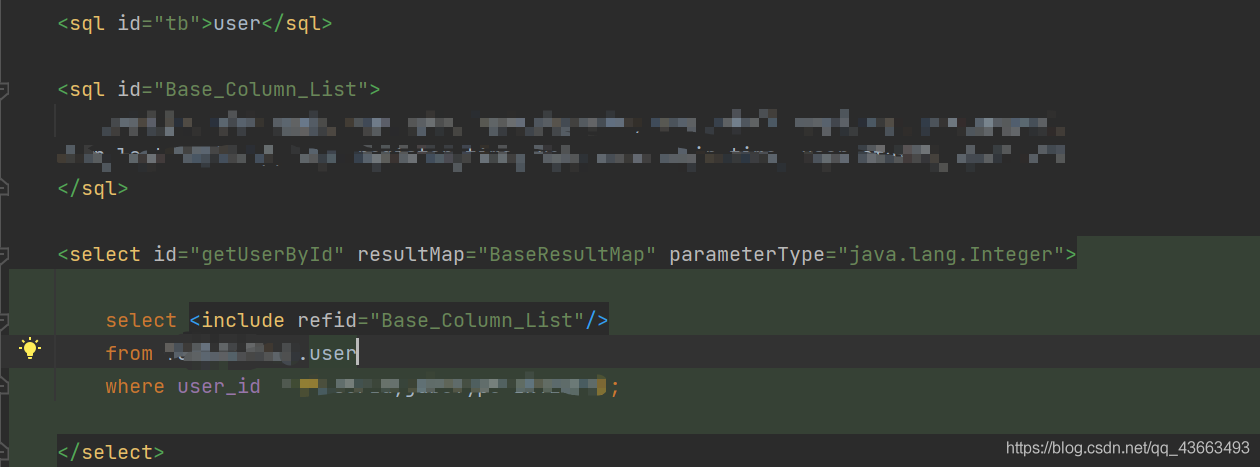 mybatis中sql和include标签使用后idea识别不了where-阿里云开发者社区