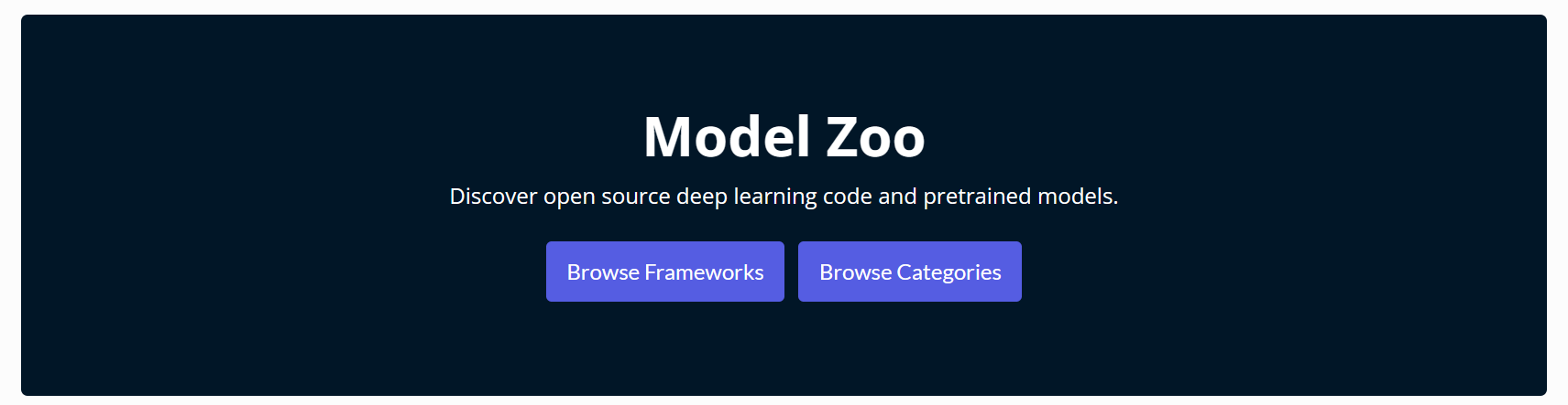 盘点常用深度学习开源预训练模型平台-开发者社区-阿里云