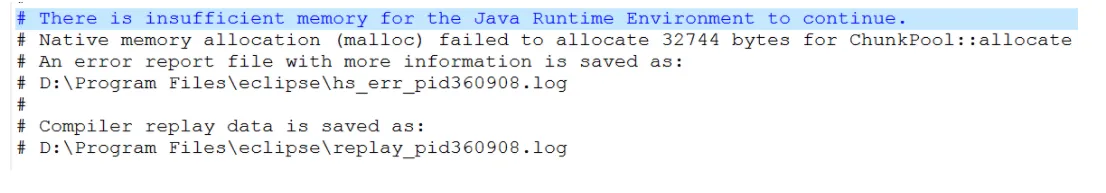 Tomcat 启动报错 ： There Is Insufficient Memory For The Java Runtime Environment To Continue 阿里云开发者社区