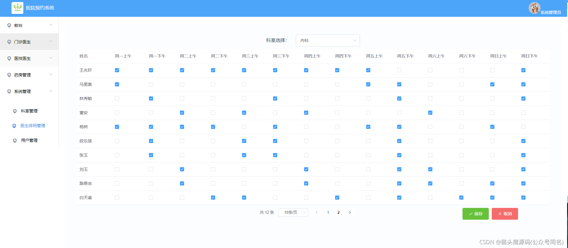 基于springbootvue的医院预约系统前后端分离 阿里云开发者社区