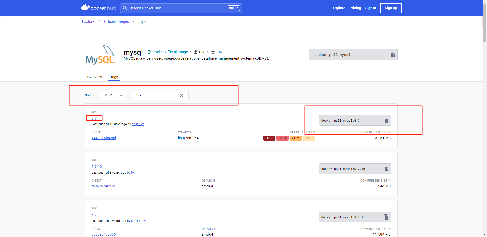 在Centos7中：通过Docker安装MySQL5.7（保姆级）-阿里云开发者社区