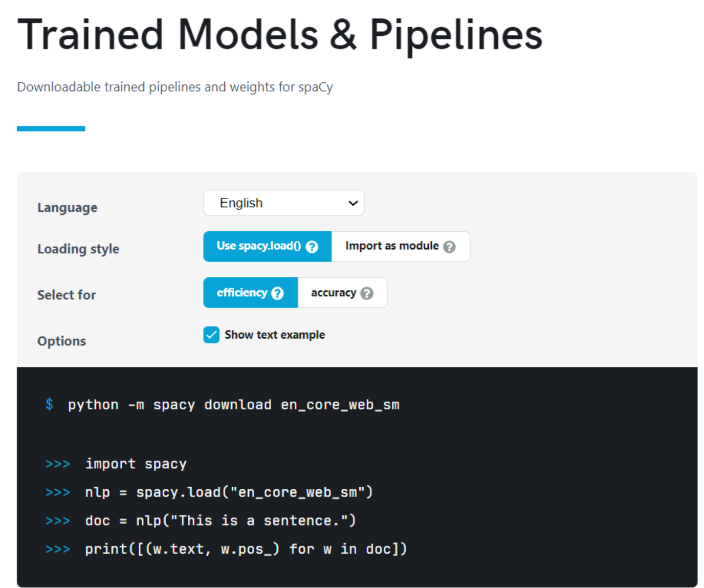 spacy包及trained pipelines安装教程-阿里云开发者社区