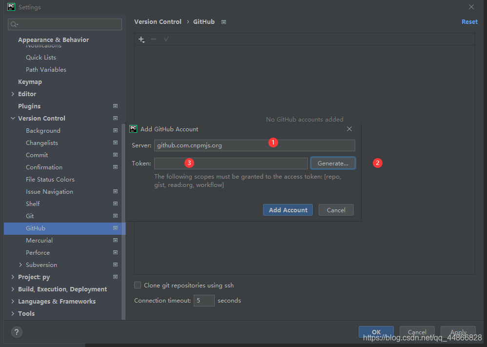 解决PyCharm和IDEA登录GitHub时报Server is unreachable错误-开发者社区-阿里云