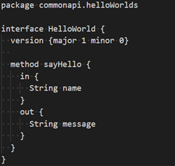 CommonAPI使用例子-HelloWorld-阿里云开发者社区