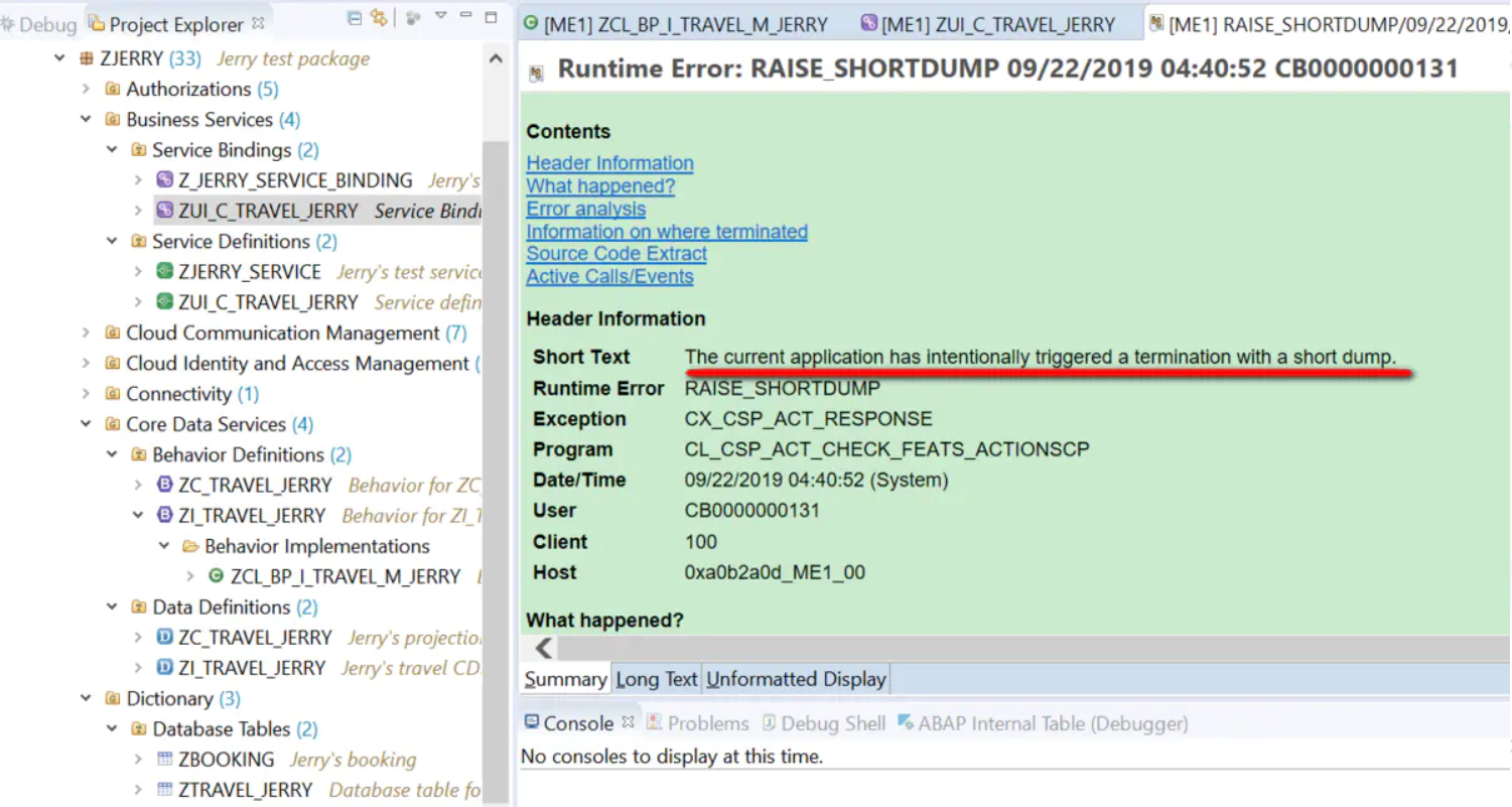 Sap Restful Abap Programming 编程模型的 Action 实现和云端调试介绍 阿里云开发者社区