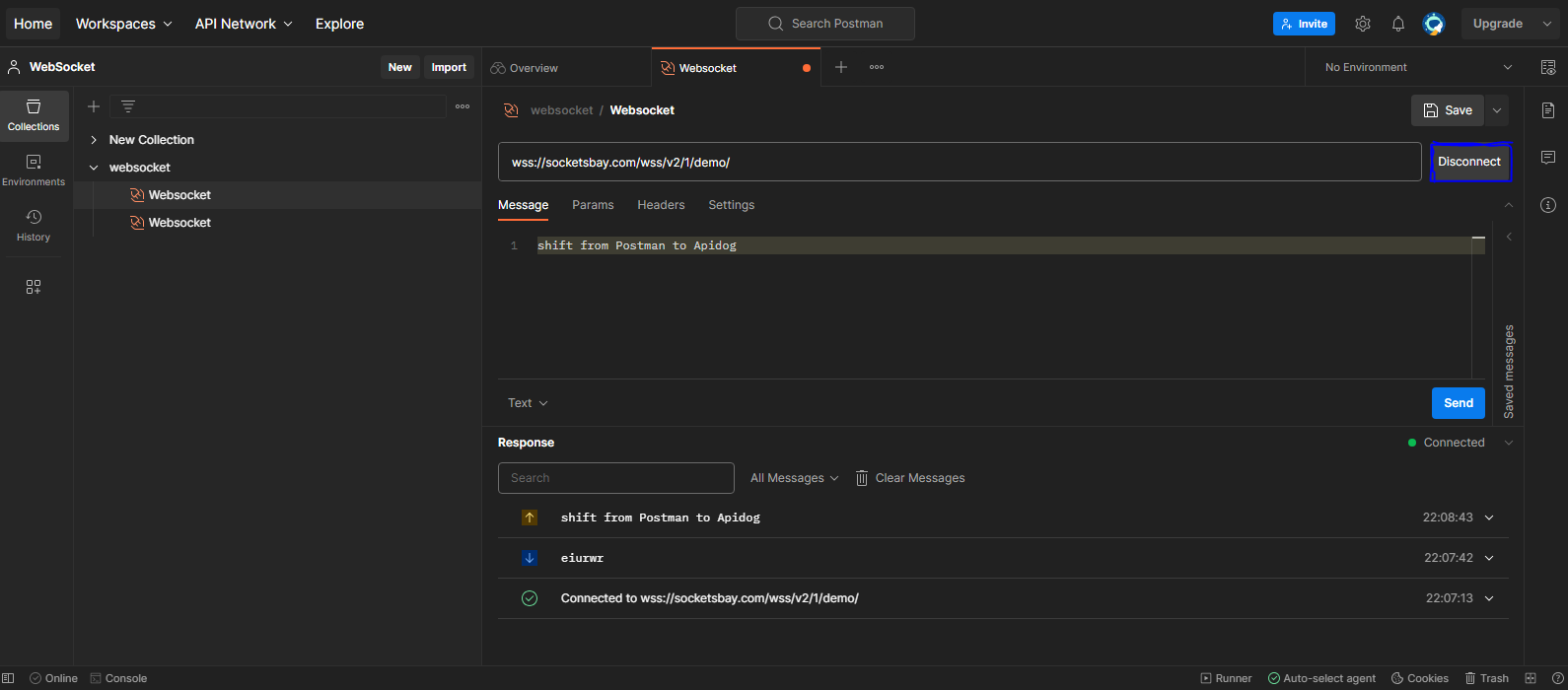 详解用Postman测试WebSocket操作教程与Apifox对比-开发者社区-阿里云