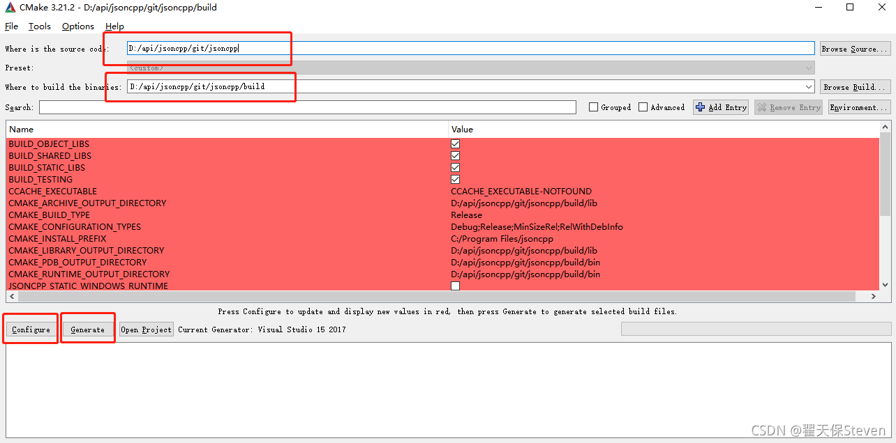 Windows下用CMake编译JsonCpp及配置（适合新手）-阿里云开发者社区