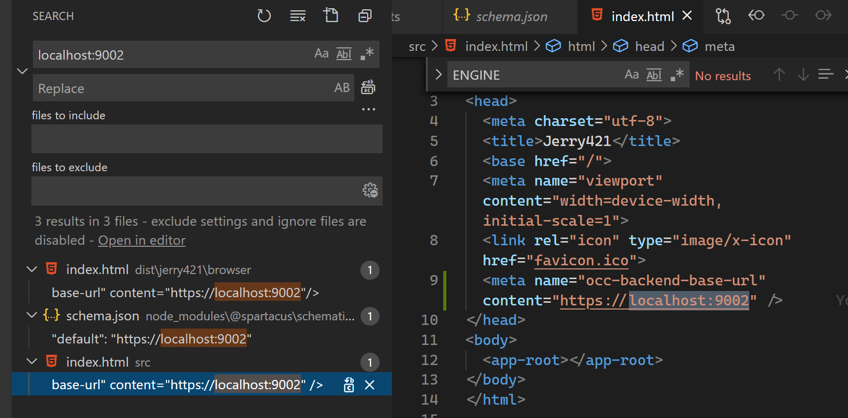 使用 Schematics 创建的 Spartacus Storefront，在 index.html 里指定 OCC API url-阿里云开发者社区