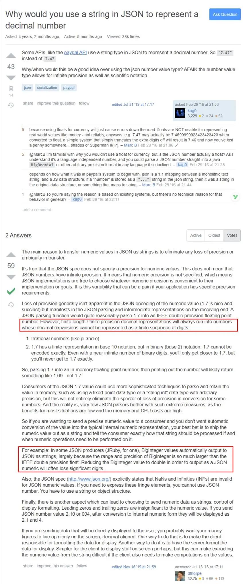 我们为什么推荐在Json中使用string表示Number属性值-阿里云开发者社区