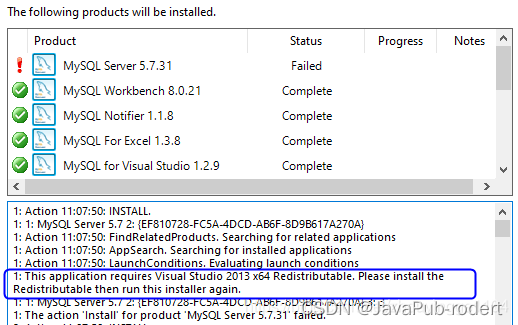 This application requires Visual Studio 2013 x64 Redistributable. Please install ———— 版【已解决】-阿里云 ...