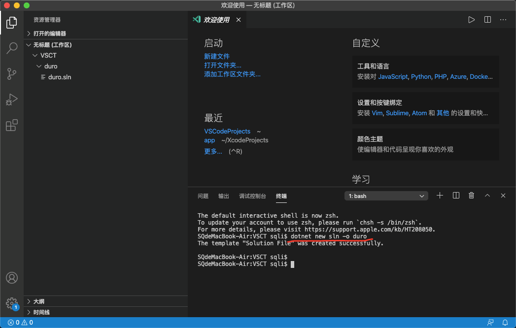 MacOS操作系统当中运行VSCode并配置运行调试C#项目-阿里云开发者社区