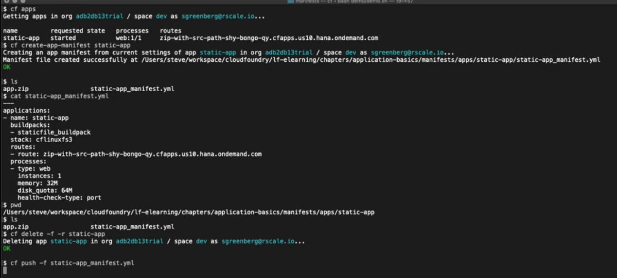 Cloud Foundry 3. cf 命令（1）-阿里云开发者社区