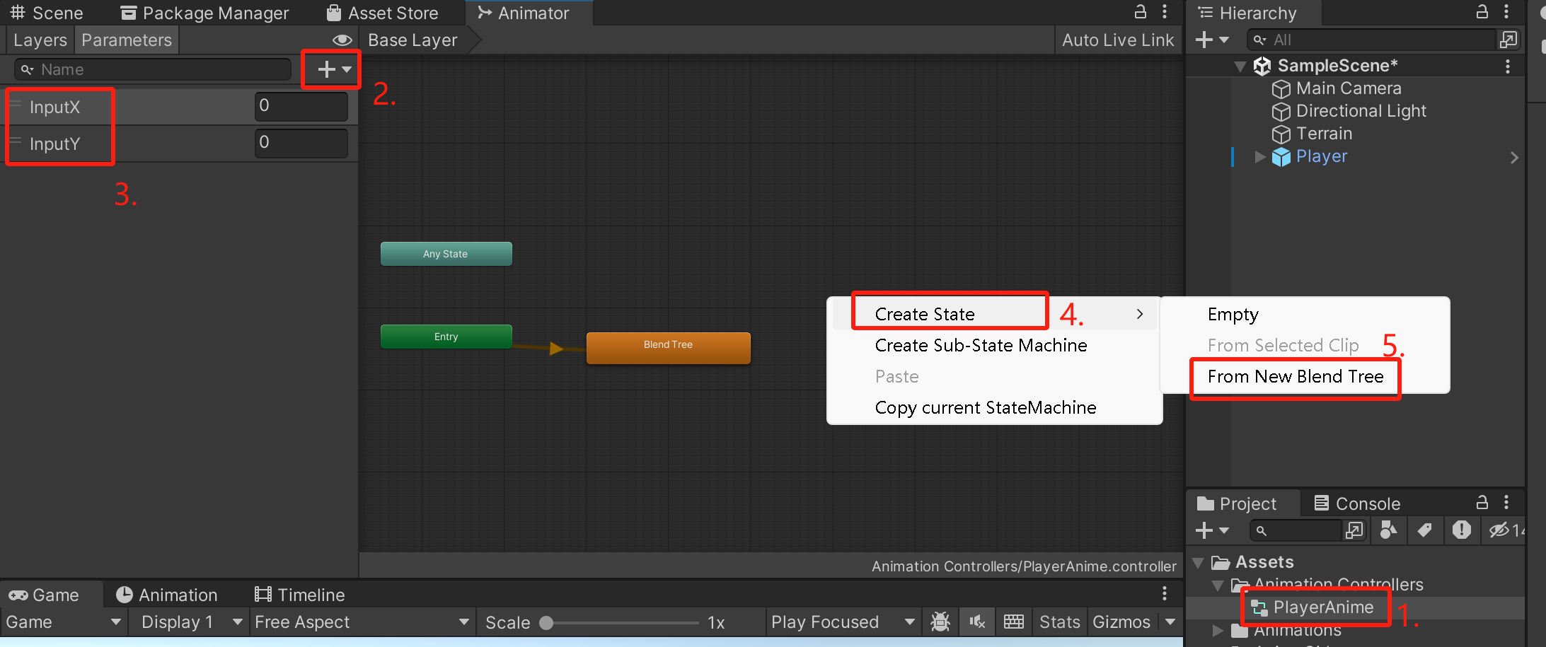 【Unity3D实例-功能-移动】复杂移动（Blend Tree方式）-阿里云开发者社区