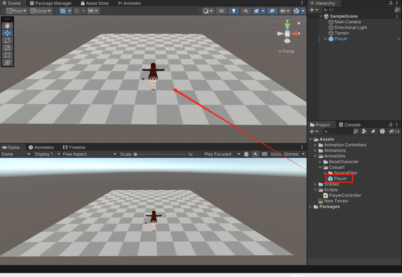 【Unity3D实例-功能-移动】角色移动-通过WSAD（CharacterController方式）-阿里云开发者社区