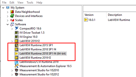 LabVIEW安装了哪些版本的LabVIEW运行引擎-阿里云开发者社区