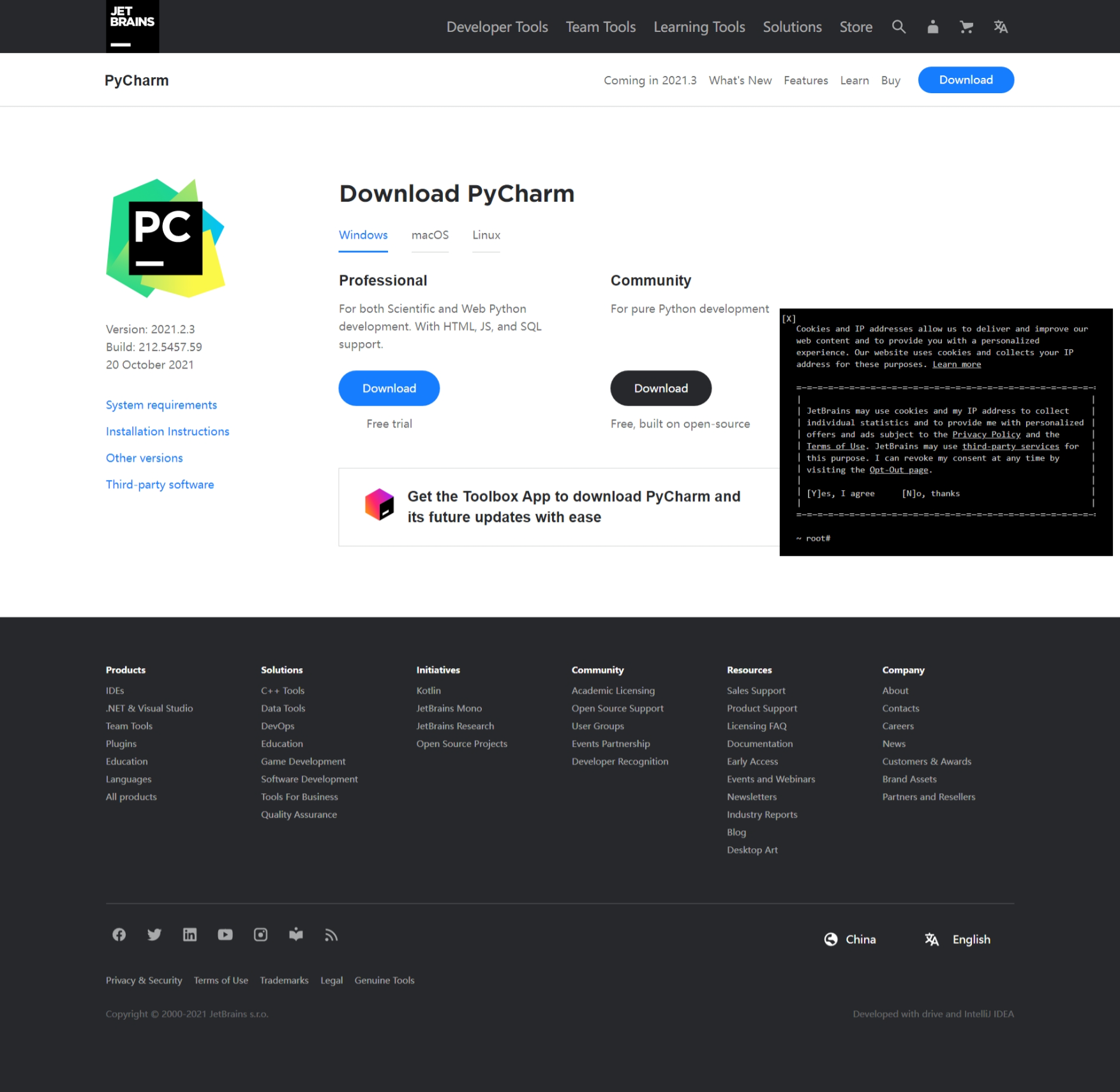 PyCharm 下载安装和汉化-阿里云开发者社区