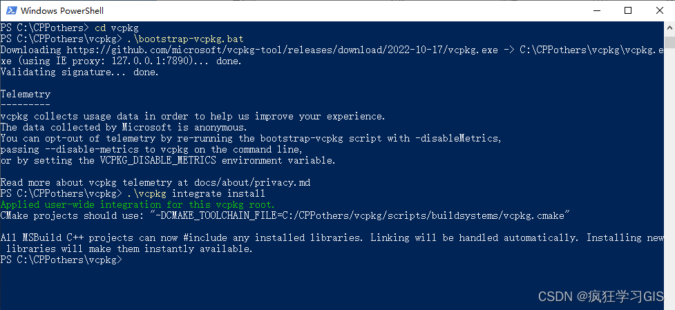 在Visual Studio中使用vcpkg配置C++绘图库matplotlibcpp-开发者社区-阿里云