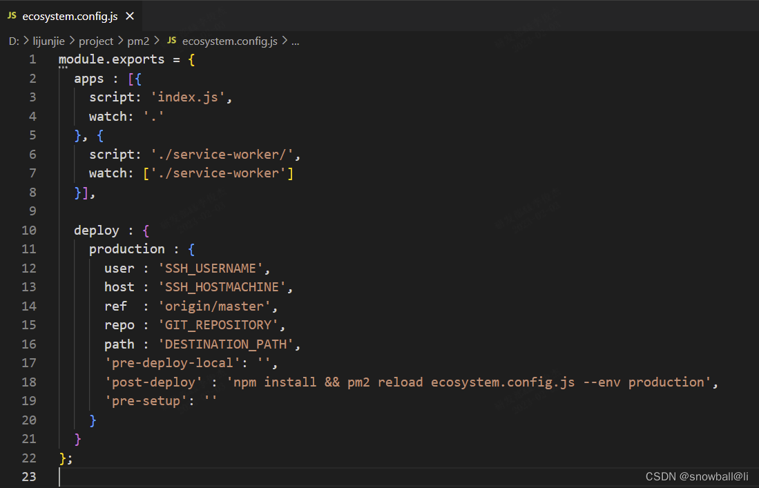 pm2：ecosystem.config.js-阿里云开发者社区
