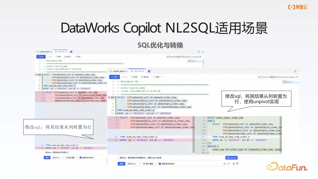 DataWorks Copilot基于大模型实现NL2SQL与SQL代码补全-开发者社区-阿里云