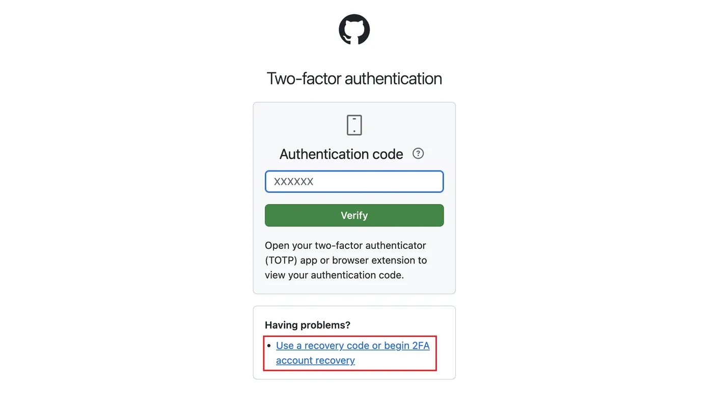 使用恢复代码解决GitHub因2FA验证器失效无法登陆问题-开发者社区-阿里云