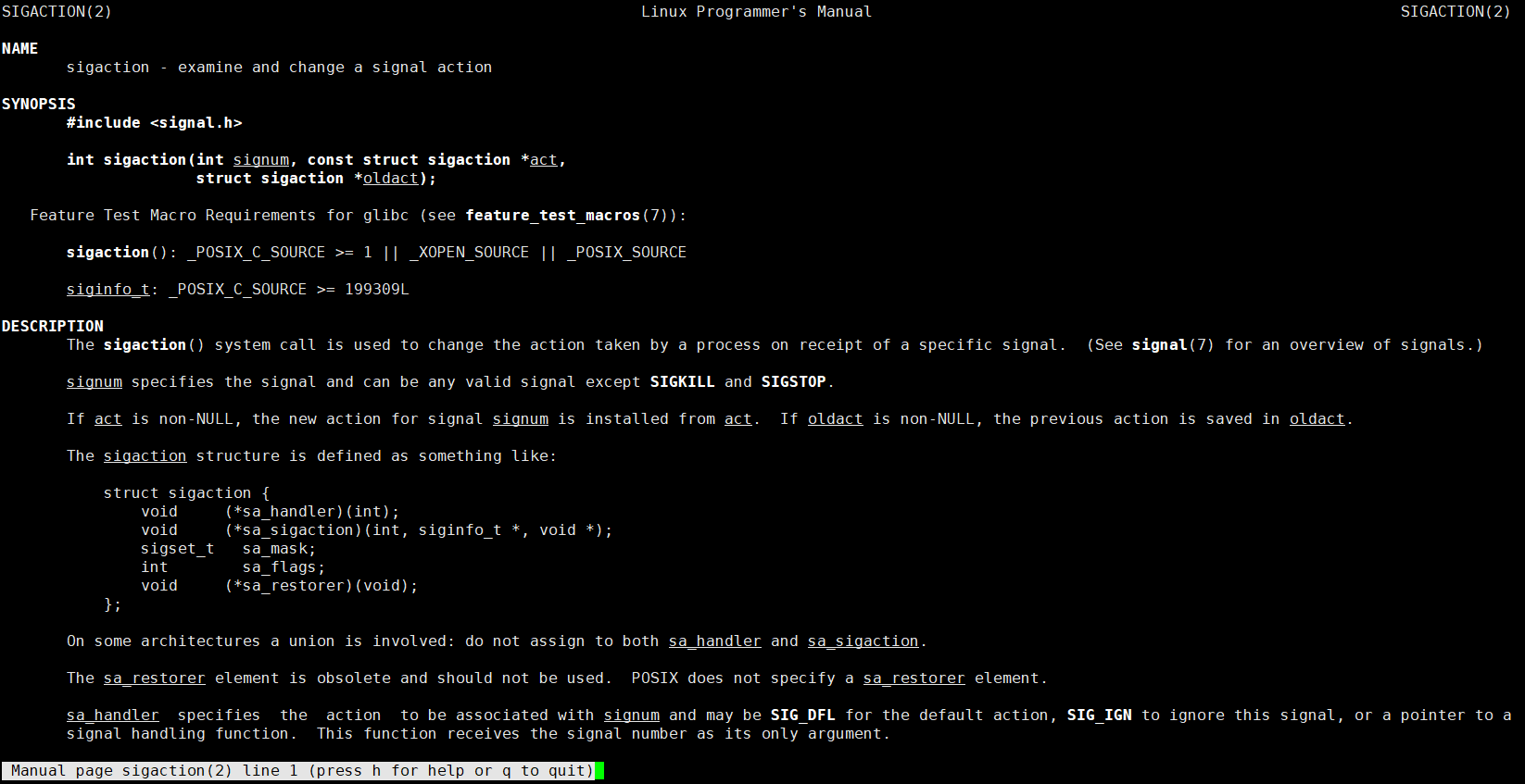 【探索Linux】P.18（进程信号 —— 信号捕捉 | 信号处理 | sigaction() ）-阿里云开发者社区