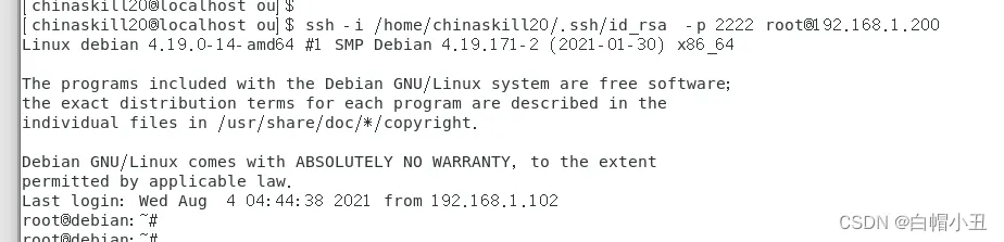 Debian安装SSH并配置iptables实现证书免密登录-开发者社区-阿里云