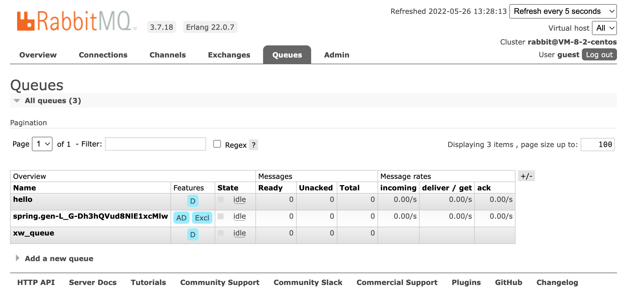 RabbitMQ的Web管理页面-阿里云开发者社区