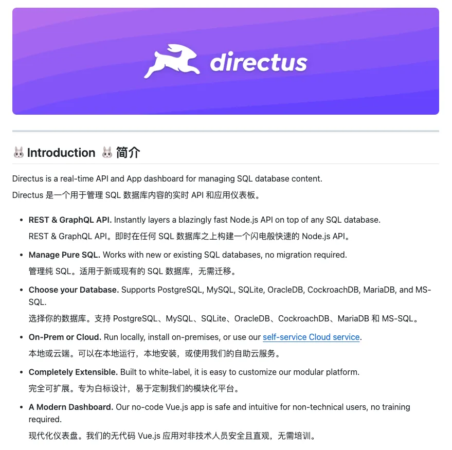 炸裂，Directus要干掉后台团队！GitHub 31K+星神器：SQL秒变API，你只管设计界面！-阿里云开发者社区