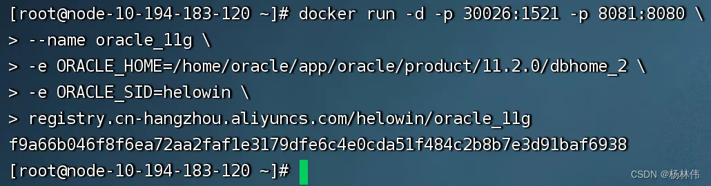docker下安装oracle11g（一次安装成功）-阿里云开发者社区