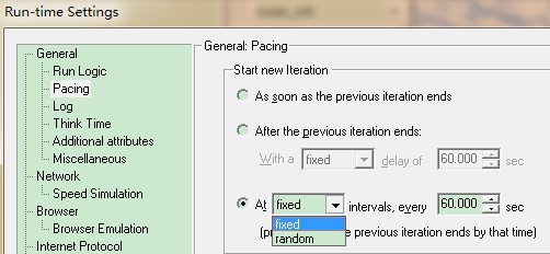 loadrunner 运行脚本-Run-time Settings之Pacing设置 -阿里云开发者社区