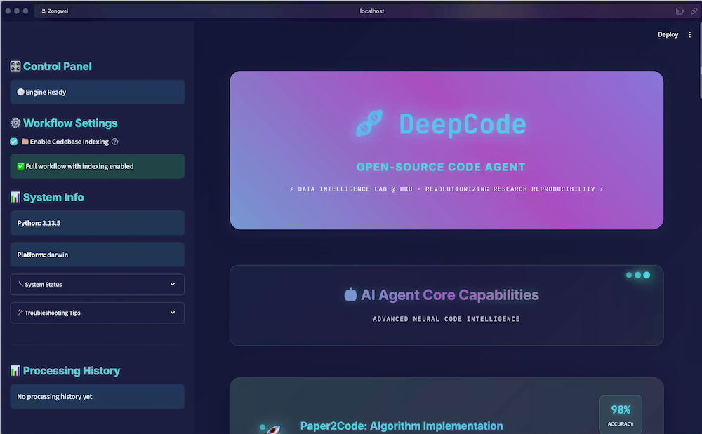 DeepCode：把论文和想法变成代码的 AI 工具-阿里云开发者社区