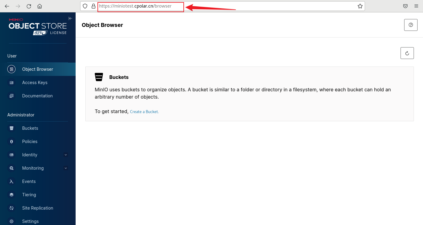 Linux Docker部署MinIO后使用Cpolar解决无公网IP远程访问-开发者社区-阿里云