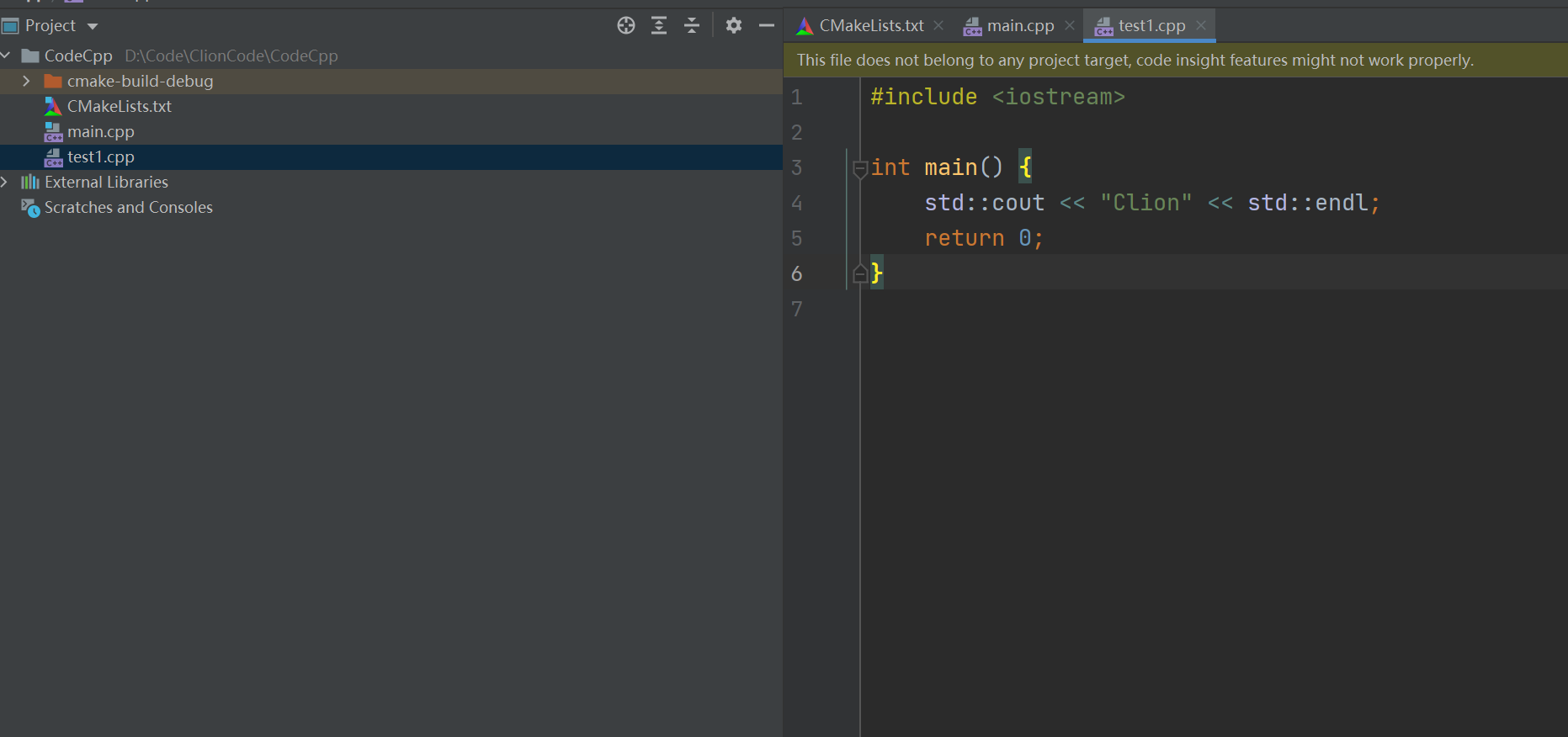 Clion配置单个project下可以运行多个CPP文件的main函数-阿里云开发者社区
