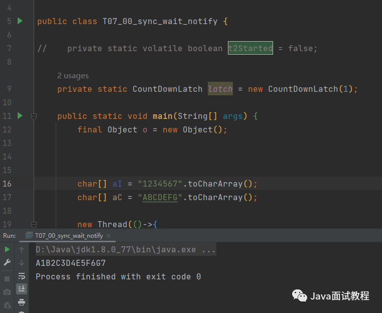 多线程交替输出A1B2C3D4...你怎么实现？-阿里云开发者社区